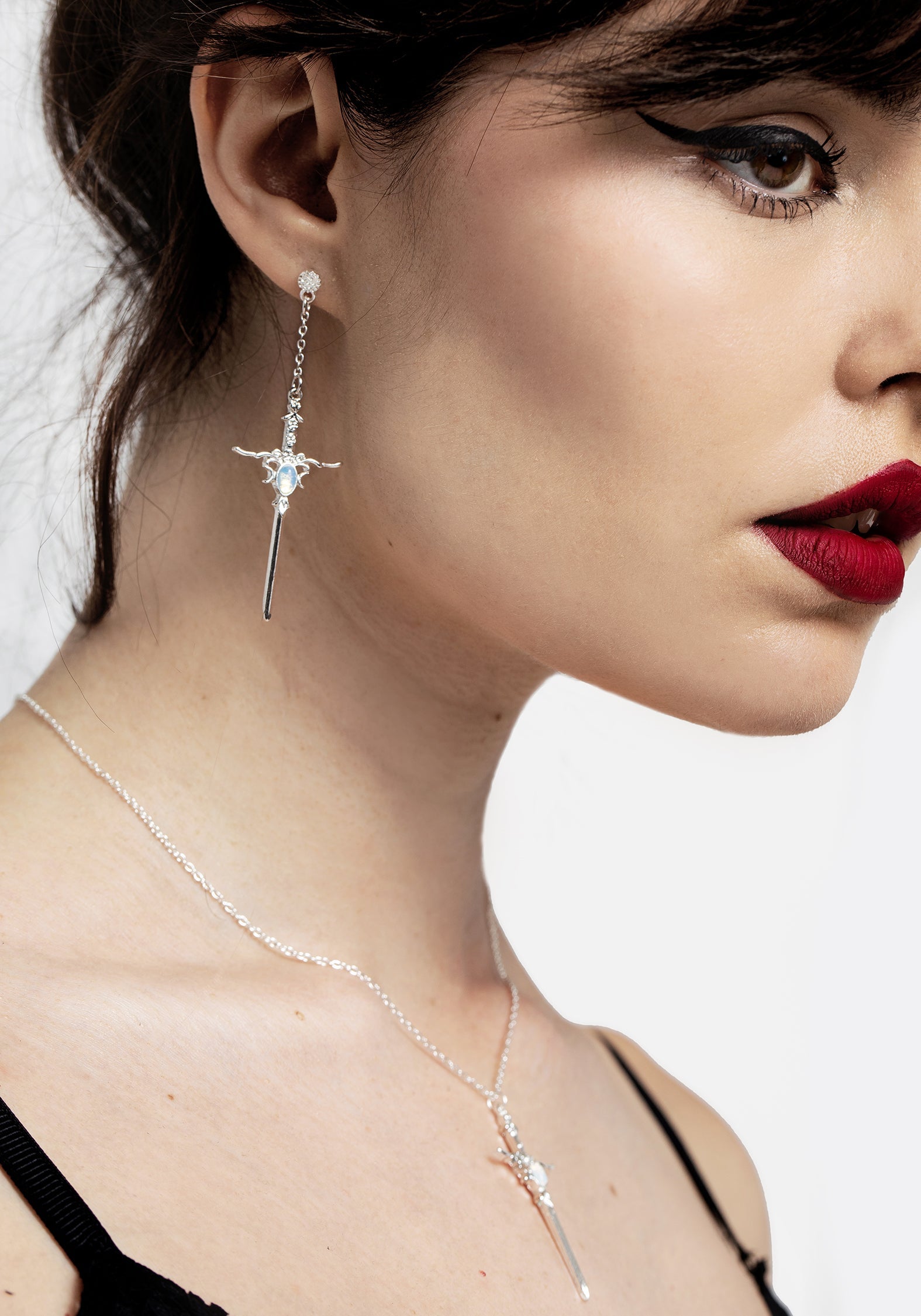 Galatine Opal Sword Earrings – Disturbia