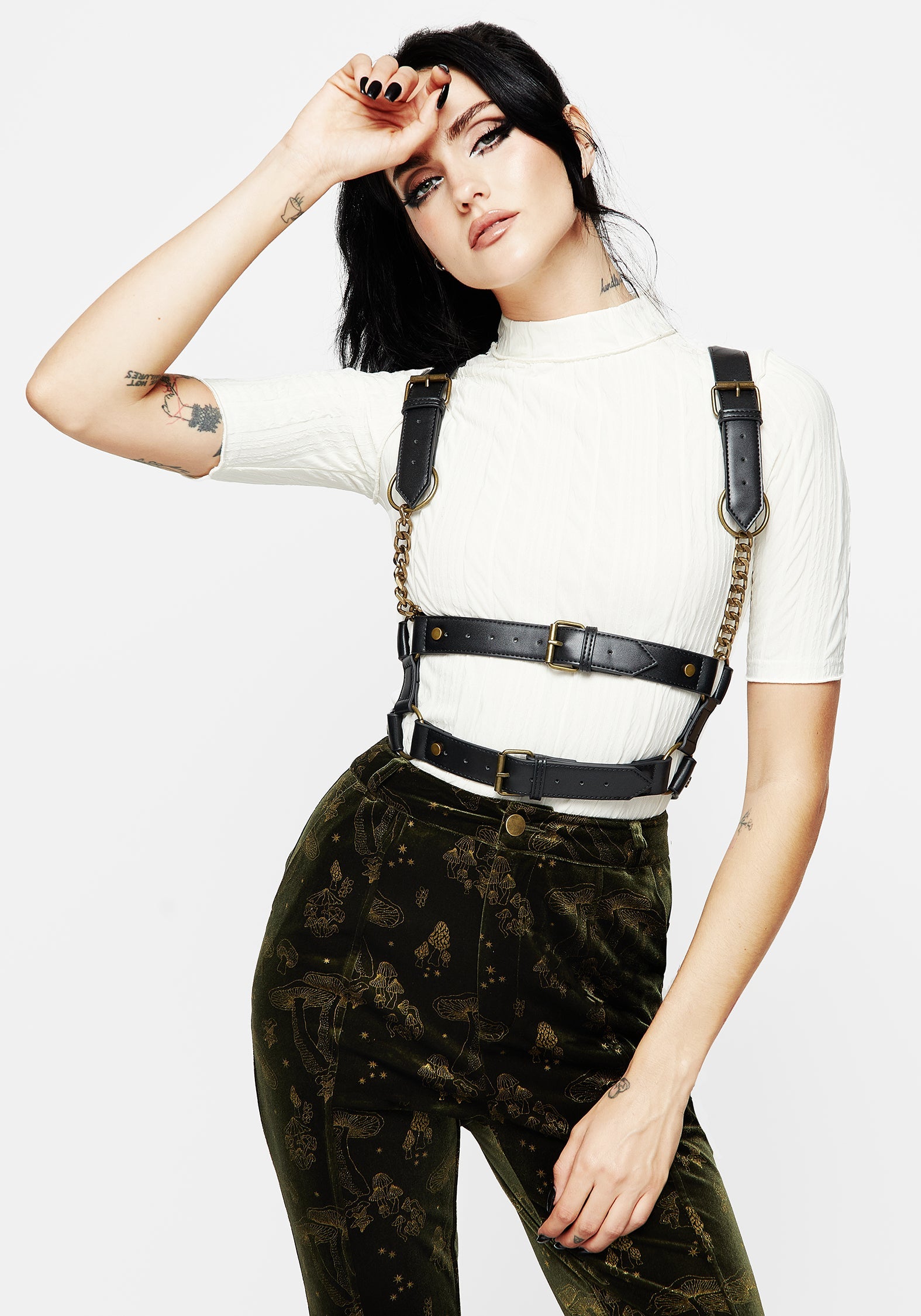 Disturbia | Tenacity Double Belt Chain Harness | Harnesses